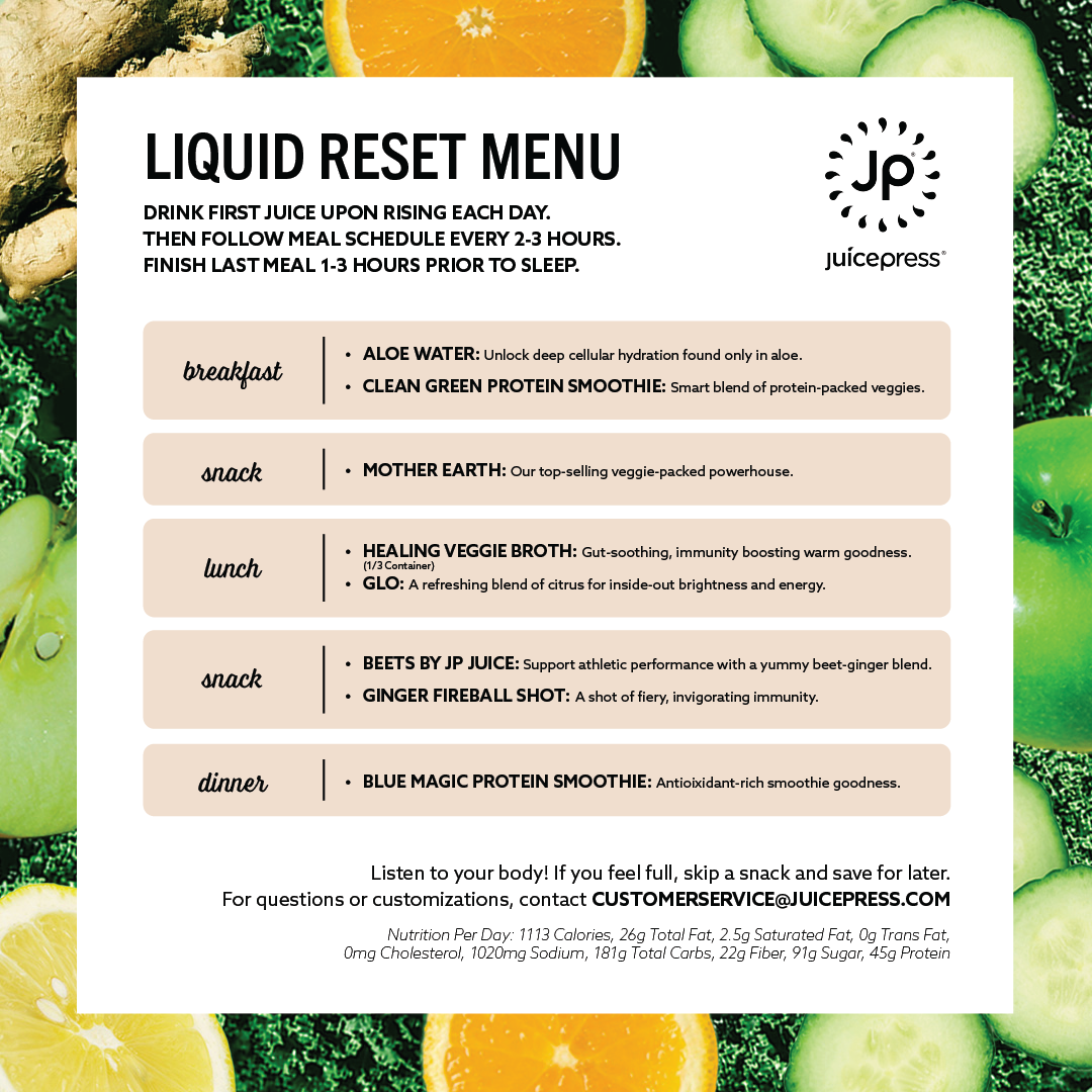 LIQUID RESET – Juice Press