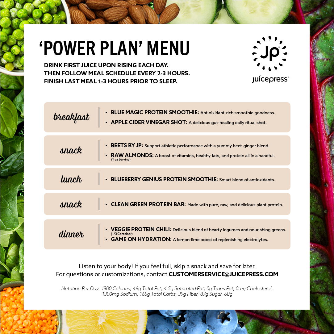 POWER PLAN – Juice Press