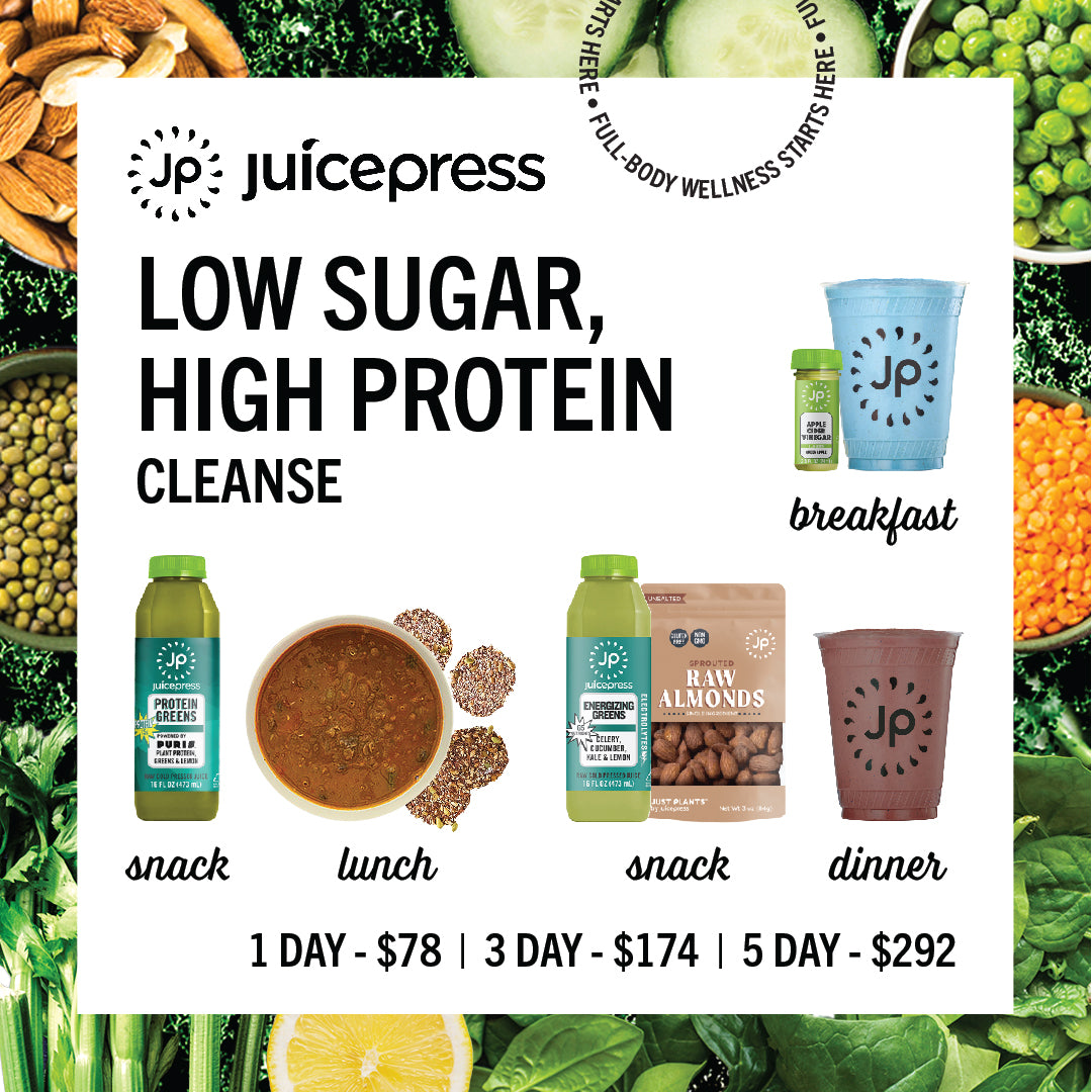 LOW SUGAR, HIGH PROTEIN – Juice Press