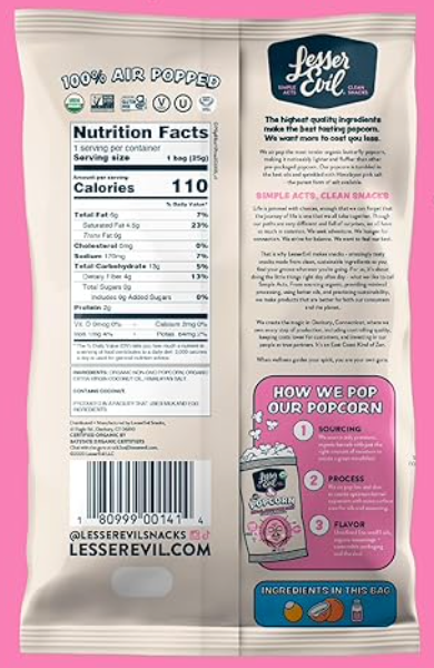 LESSER EVIL, POPCORN, HIMALAYAN PINK – Juice Press